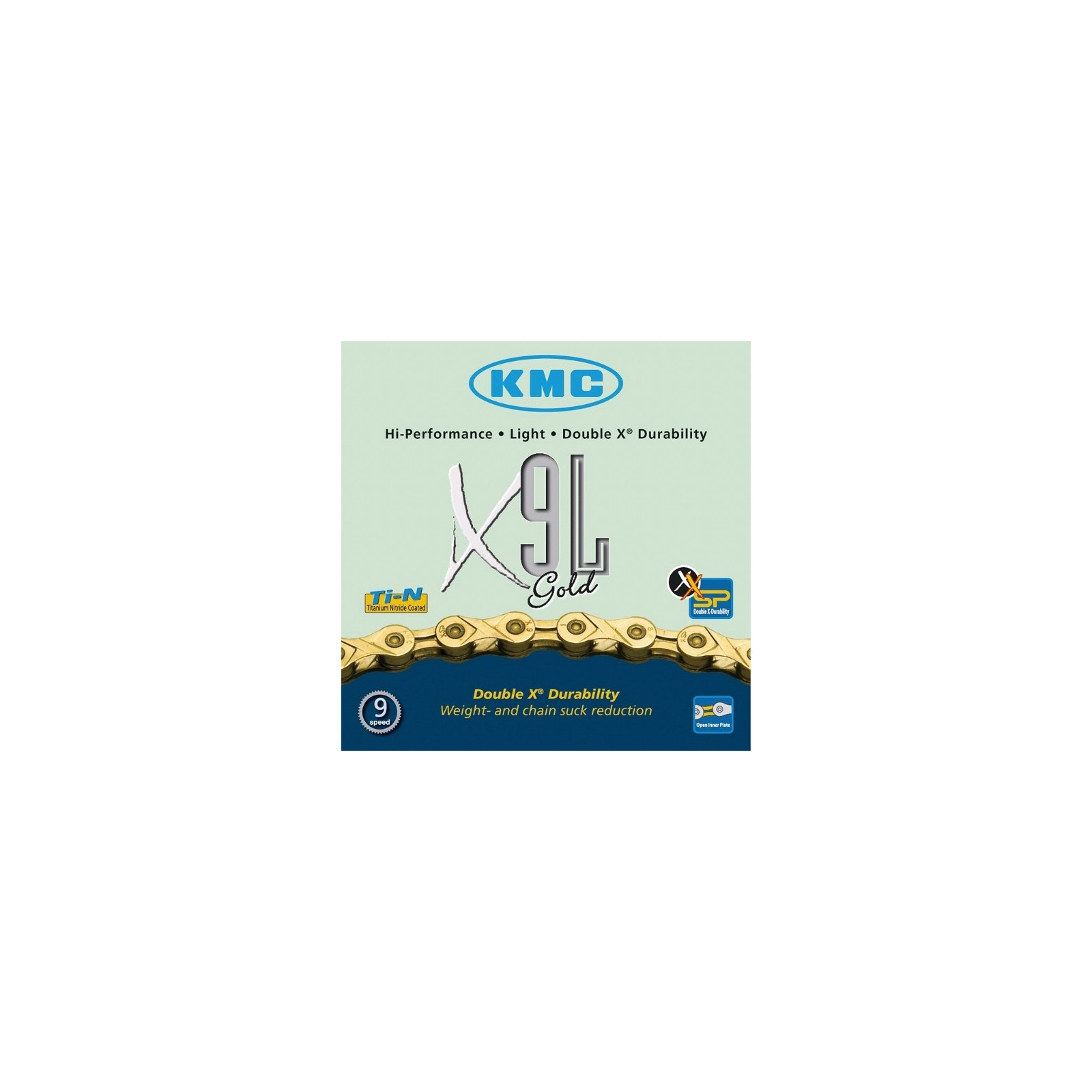 KMC X9 L Gold Chain